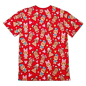 Loungefly DISNEY GINGERBREAD MICKEY AND FRIENDS UNISEX TEE X-LARGE