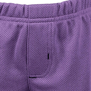 Marvel Avengers Hulk Little Boys' Athletic T-Shirt & Mesh Shorts Set, Green/Purple (5)