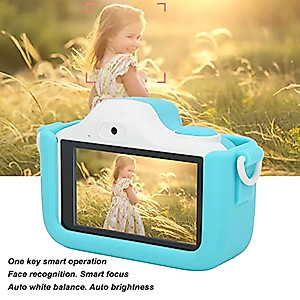 ASHATA Kids Selfie Camera, Christmas Birthday Gifts for Child Age 3 and Above, 48MP HD Digital Video Cameras Mini for Preschool Toddler 3 4 5 6 7 8 Year Old Boy Toy with WiFi