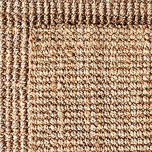 MARTHA STEWART x SAFAVIEH 5' x 7' Natural MSR9551A Handmade Farmhouse Jute Area Rug