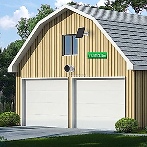 UYODM Upgrade 3W Solar Panel Compatible with Google Nest Cam Outdoor or Indoor, Battery, IP67 Weatherproof & 11.5ft Power Cable Keep Your Google Nest Cam Home Security Camera Continuously Record