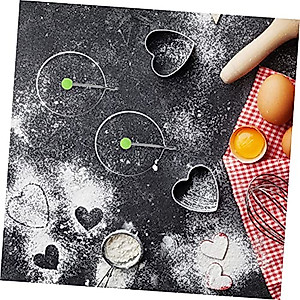 PRETYZOOM 10pcs Omelet DIY Egg Tartlet Egg Frying Egg for Frying Pie Round Cake Cake Baking Pancakes Egg Cooker Ring Multi Non Stick Frying Pans Egg Shaper