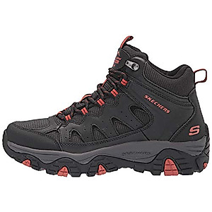 Skechers mens Hiking Boot, Black, 11.5 US