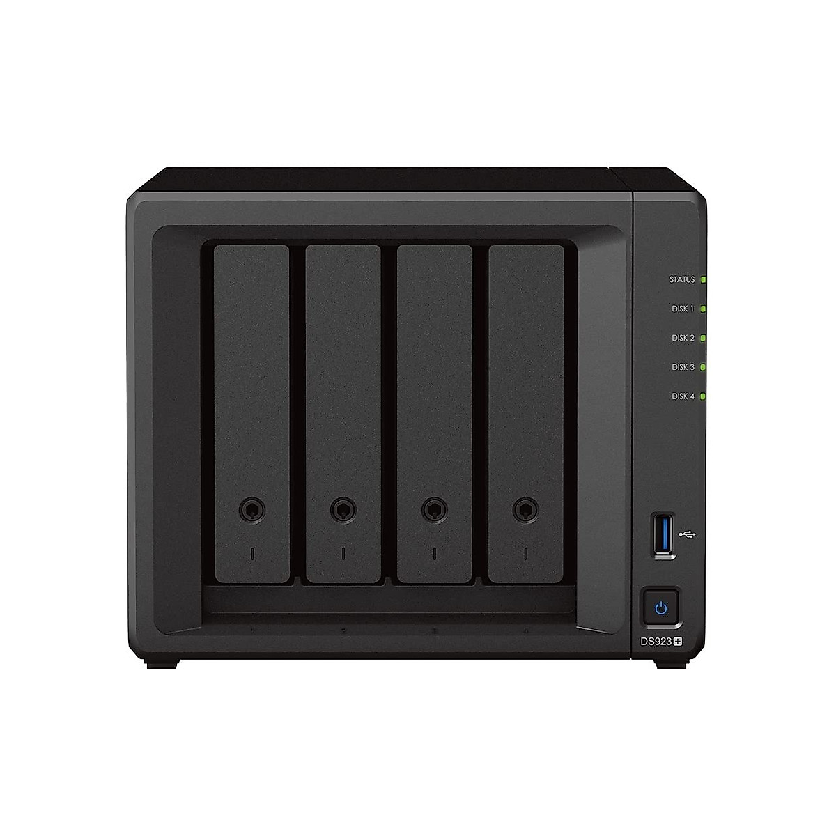 Synology DS923+ 4-Bay Diskstation NAS (AMD Ryzen™ 4 Threads R1600 Dual-Core 4GB Ram 2xRJ-45 1GbE LAN-Port) 16TB Bundle with 4X 4TB Seagate IronWolf