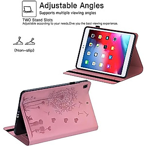 Case for iPad Mini 5 (5th Generation 7.9" 2019), Cover for iPad Mini 4,4th Generation 7.9" 2015, PU Leather Cover with Auto Sleep Wake for iPad Mini 1/Mini 2/Mini 3, Pink
