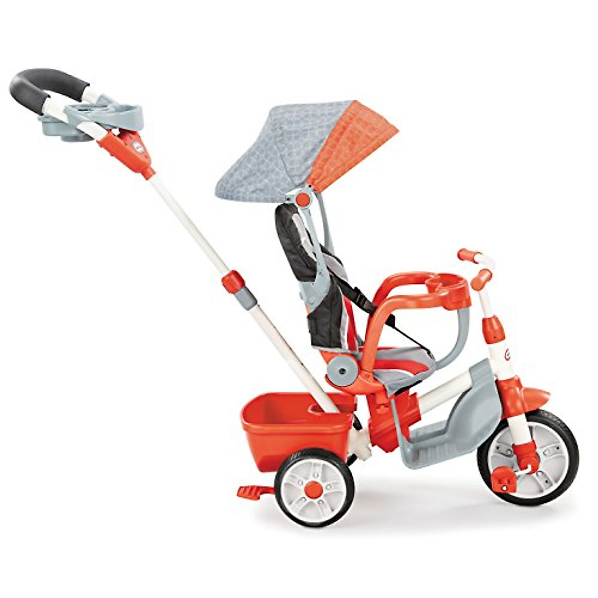 Little Tikes 5-in-1 Deluxe Ride & Relax, Reclining Trike - Red
