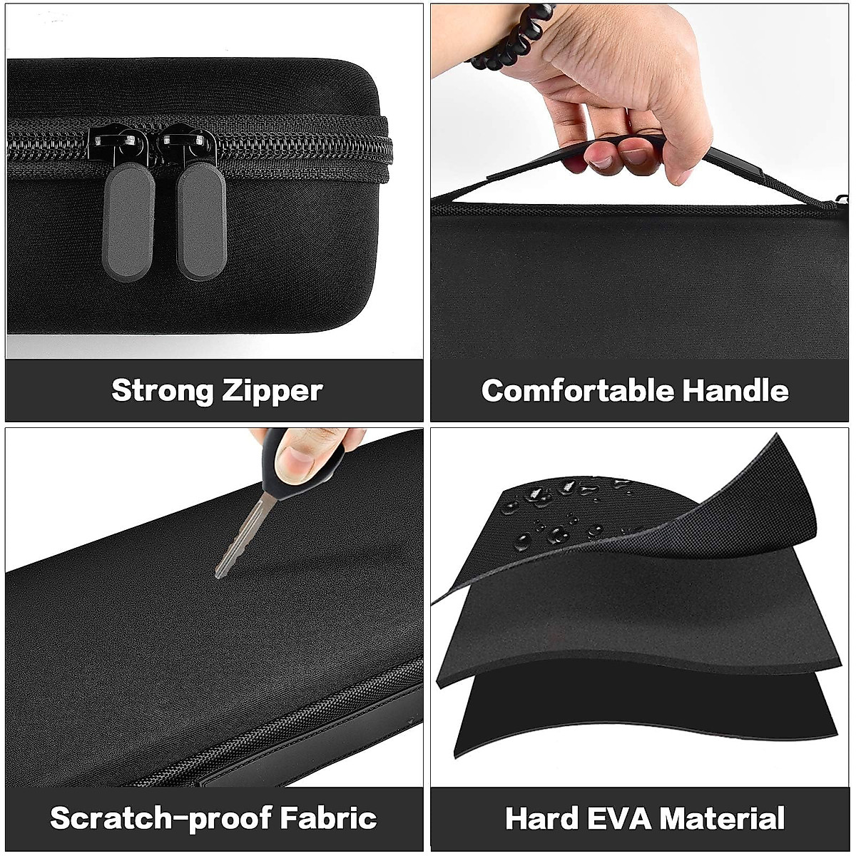 Case Compatible with Houzzi/for NuDerma/for Signstek/for APREUTY/for FAZJEUNE/for NewWay Professional Clinical Portable Handheld High Frequency Skin Wand Machine, 6 Neon & Argon Wands (Only Box)