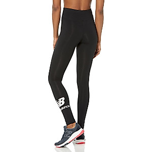 New Balance Women's NB Essentials Stacked Legging, Athletic Grey, Medium