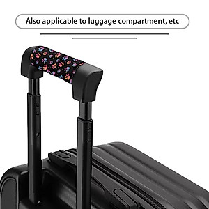 BIGCARJOB Cute Paw Luggage Handle Covers Set for Suitcase,Set of 2 Pcs Lovely Footprint Door Handle Protection Sleeve Cover Luggage Makers Covers Wraps Travel Accessories for Women Girls Gifts