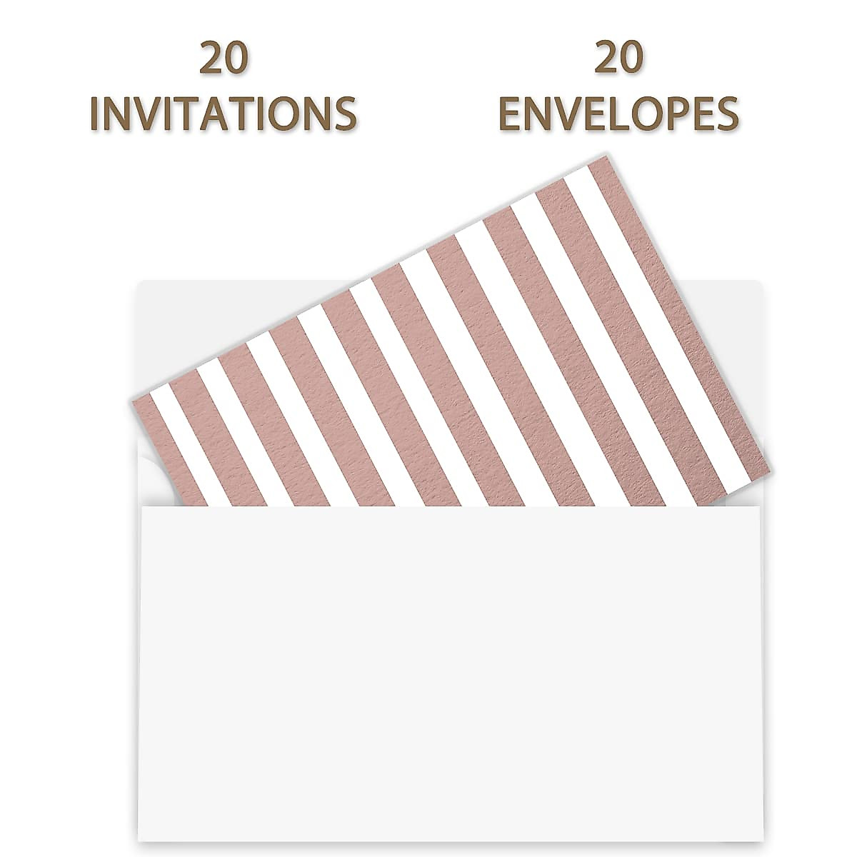 Rainbow Birthday Party Invitations,Boho Brown Rainbow Party Invites Cards, For Girls Boys Birthday Party Decoration, party Supplies (20 Invites + Envelopes)