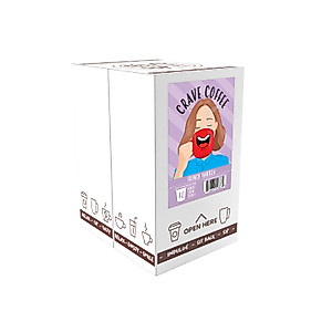 Crave Beverages Flavored Coffee Pods Compatible with 2 K-Cup Brewers, French Vanilla, 40 Count