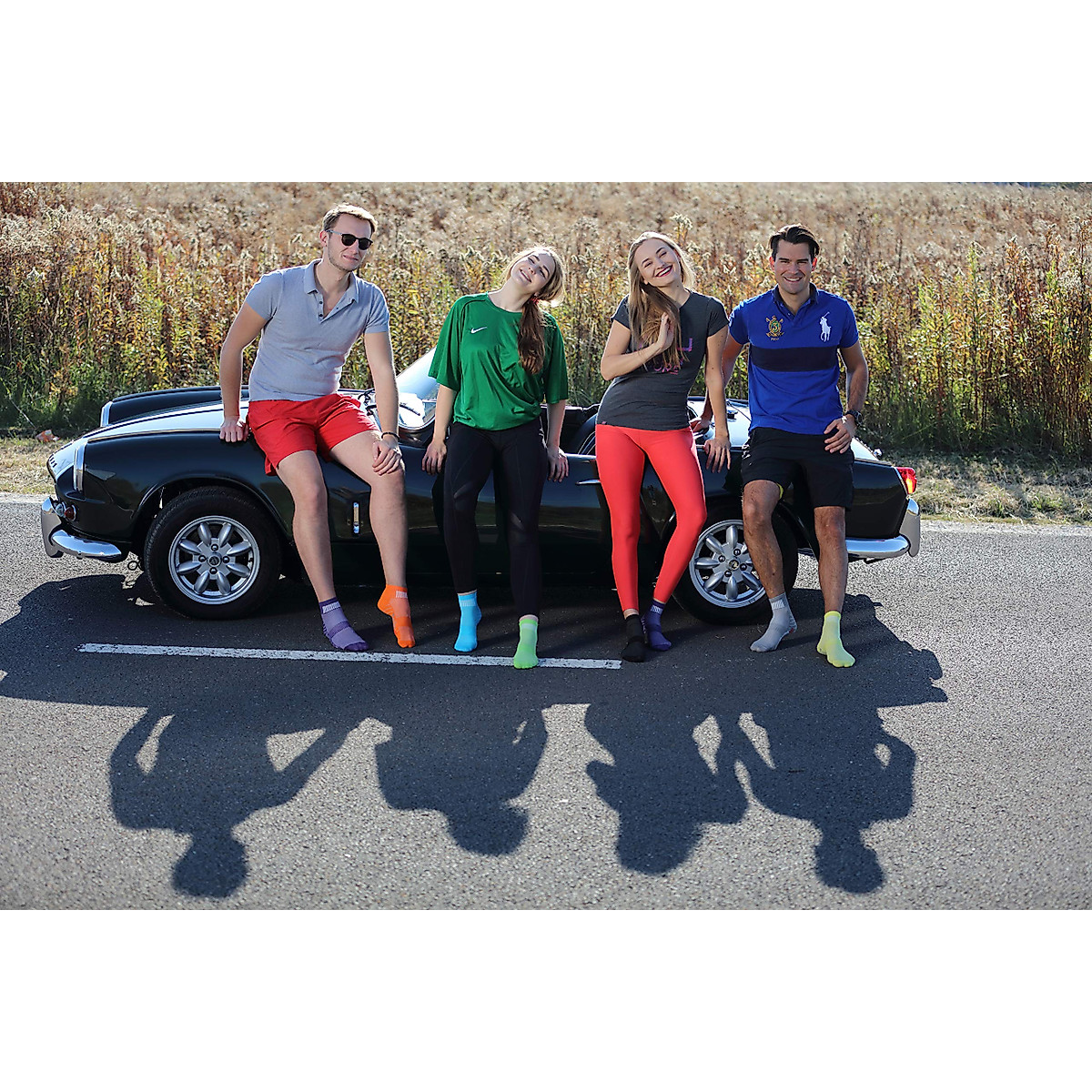 12 pairs of Black Athletic Socks: Running, Cycling, Fitness, Breathing Cotton S