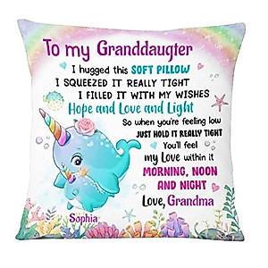 Granddaughter Grandson Sea Animals Hug This Pillow
