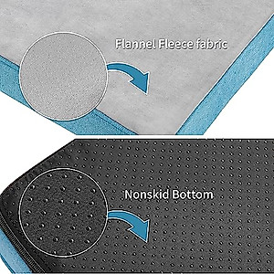 Slecofom Orthopedic Dog Bed, Waterproof Dog Bed with Washable Removable Cover, Durable Dog Bed-Memory Foam Dog Bed，Dog Crate Bed for Large Dogs，Dog Mattress Suitable for Pet Crates35x22