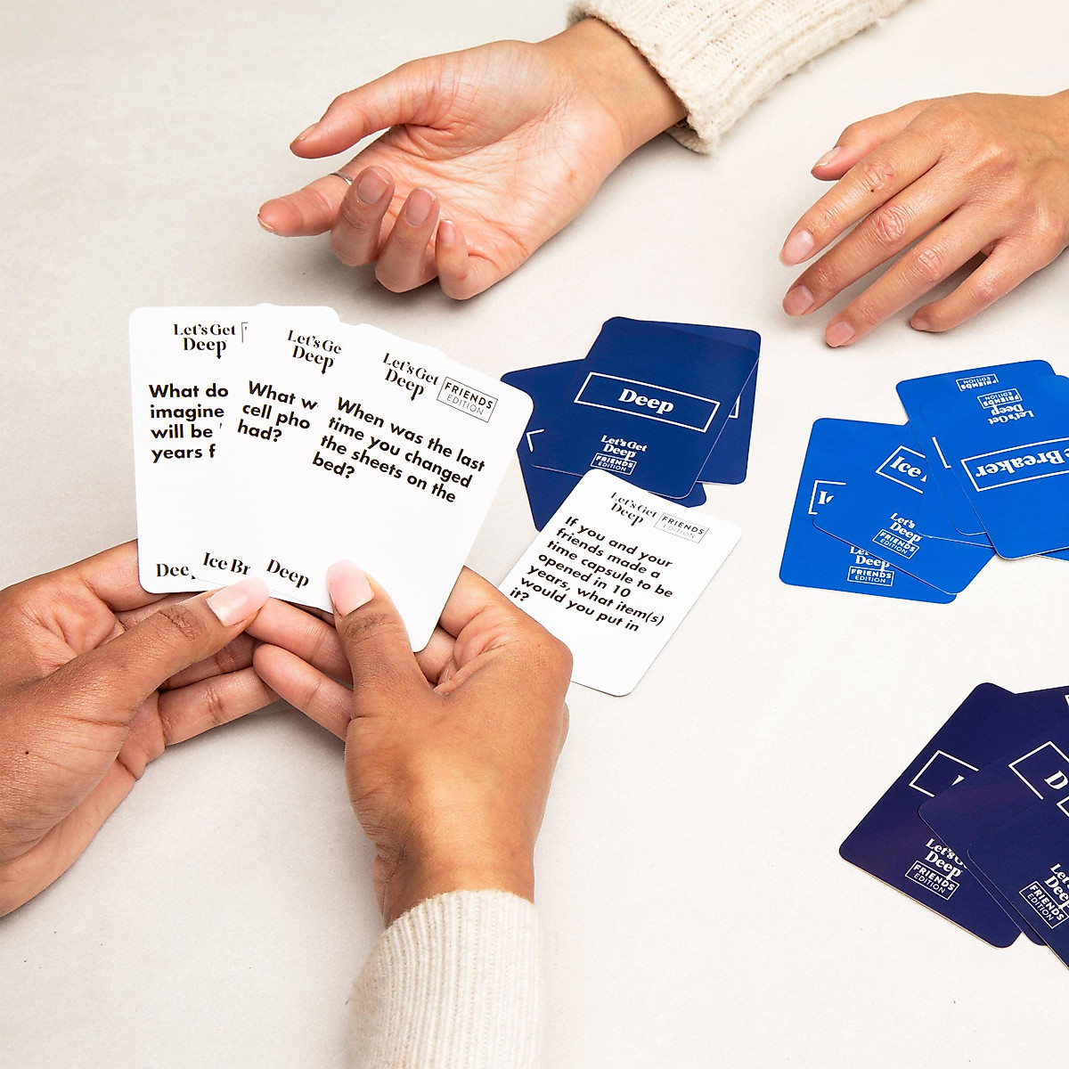 WHAT DO YOU MEME? Let's Get Deep: Friends Edition – Game Night Conversation Starter Cards for Friends