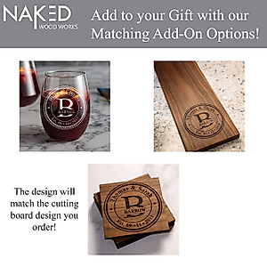 Engraved Personalized Cutting Board - New Home New Adventures New Memories - A Perfect Housewarming gift or Wedding Gift - Custom Home Gift Idea personalized housewarming gifts