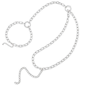 Punk Body Harness for Women Sexy Bra Body Chain Statement Necklace Metal Waist Belly Chain Belt Beach Accessories (Silver)