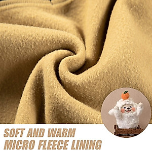 Gesean Men's Sweatshirt Hoodies Long Sleeve Premium Hood with Front Pocket Red Small