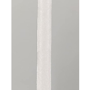 45 Decorative Frosted White Menorah Candles