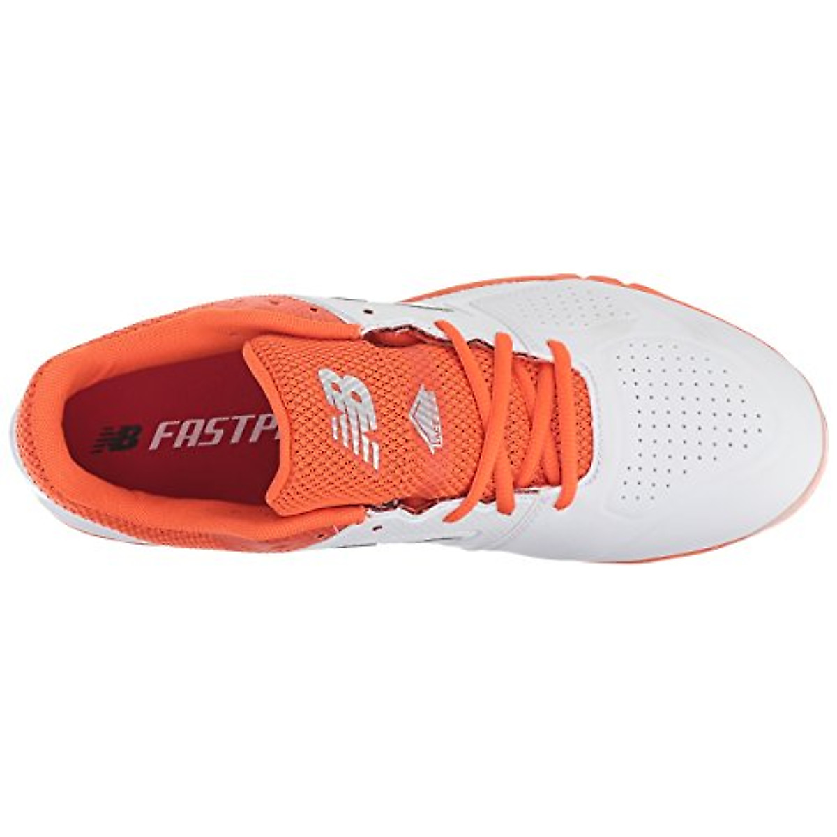 New Balance Women's Fresh Foam Velo V1 Metal Softball Shoe, Orange/White, 5.5 M US