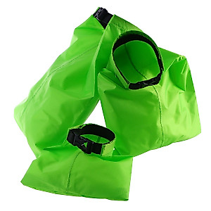 VORCOOL 3pcs Waterproof Dry Bag Storage Pouch Bag for Camping Boating Kayaking Rafting Fishing Green