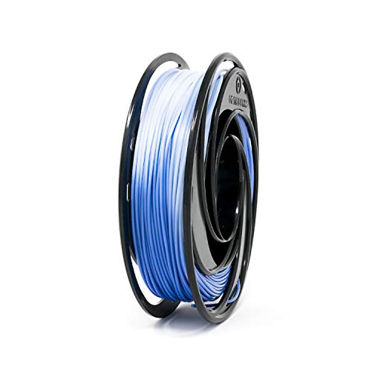 Gizmo Dorks ABS Filament 3mm (2.85mm) 200g for 3D Printers, Heat Color Change Blue to White