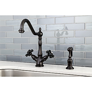 Kingston Brass KS1231PKXBS Duchess Kitchen Faucet, Polished Chrome