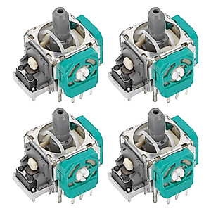 Joystick Sensor Module, 4Pcs 3D Analog Potentiometers Joystick Thumb Grip Replacement Controller for One, Provide Excellent Performance in The System