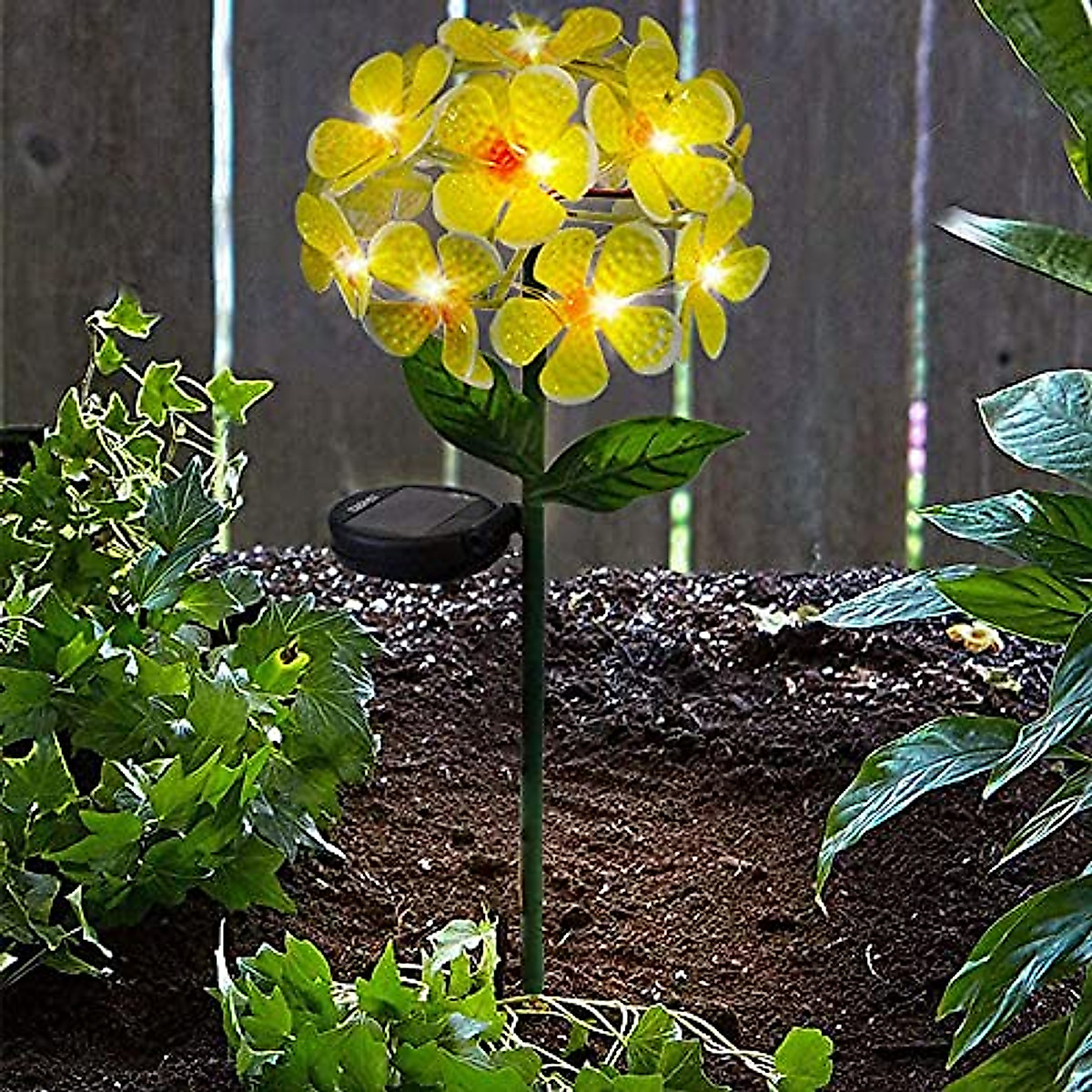 Touch Of ECO Solar LED Metal Flower Stake Light - Perfect for Your Garden, Patio, Walkway, or Outdoor Living Area - Includes 1 Flower Light