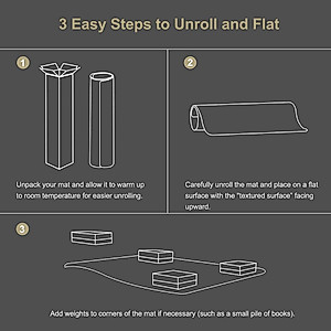 Kuyal Clear Chair Mat, Hard Floor Use, 48" X 59" Transparent Office Home Floor Protector mat Chairmats (48" X 59" Rectangle)