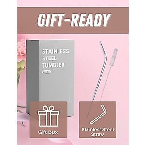 Onebttl Queen of the Camper Tumbler RV Gifts for Women, Coffee Mug for Campers, RV Enthusiasts, Motorhome Owners, Stainless Steel Insulated 1180ml/40oz