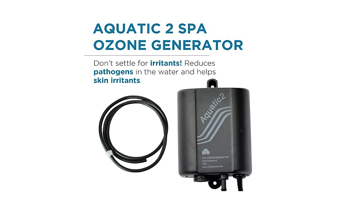 Aquatic 2 Spa Ozone Generator for Clear Water & Skin Care