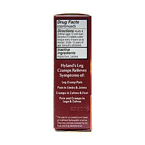 Hyland’s Naturals Leg Cramp Tablets, Natural Relief of Calf, Leg and Foot Cramp, 100 Count