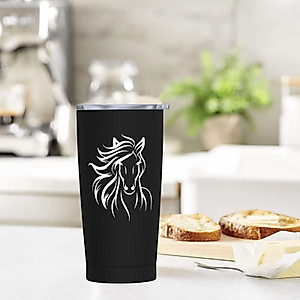 Yipaidel 20oz Vacuum Insulated Tumbler with Lid - Leakproof Travel Mug for Coffee & Tea, Stainless Steel Insulated Cup, Inspirational Gift for Women/Mom/Daughter, Christmas & Mothers Day Present