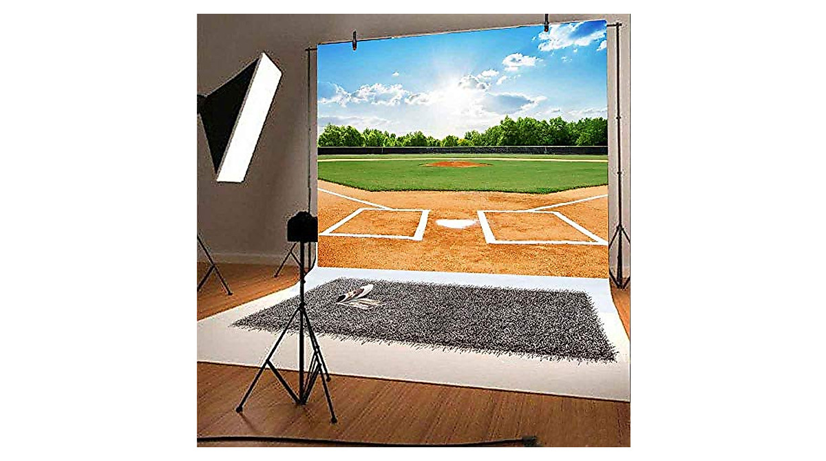 SOOUVEI Baseball Field Backdrop - Perfect for Parties