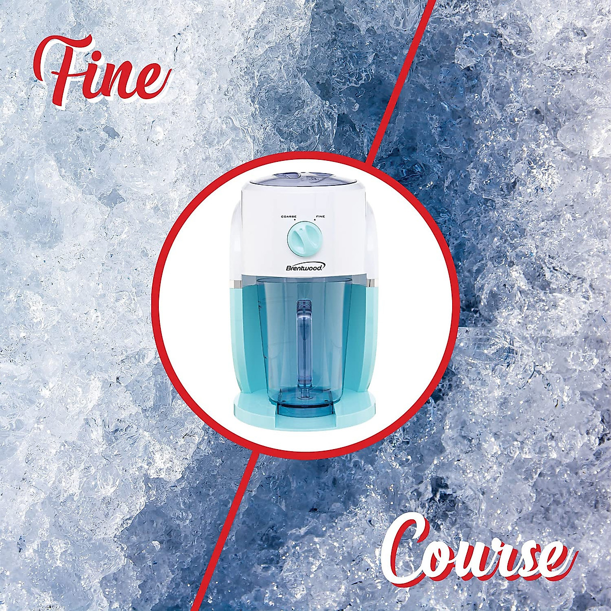 Brentwood TS-1425R Frozen Drink Machine, 45 Watt, Red