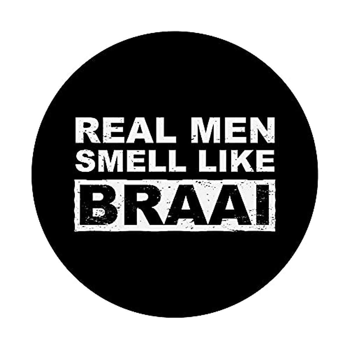 Braai Men Funny South Africa Family BBQ PopSockets PopGrip: Swappable Grip for Phones & Tablets