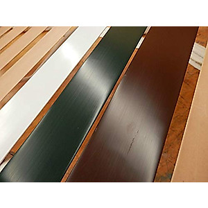 LIUDA 2" x20' ft Vinyl Outdoor Patio Lawn Furniture Repair Strap Strapping Matte Finish (Brown) + 20 Free Rivets!