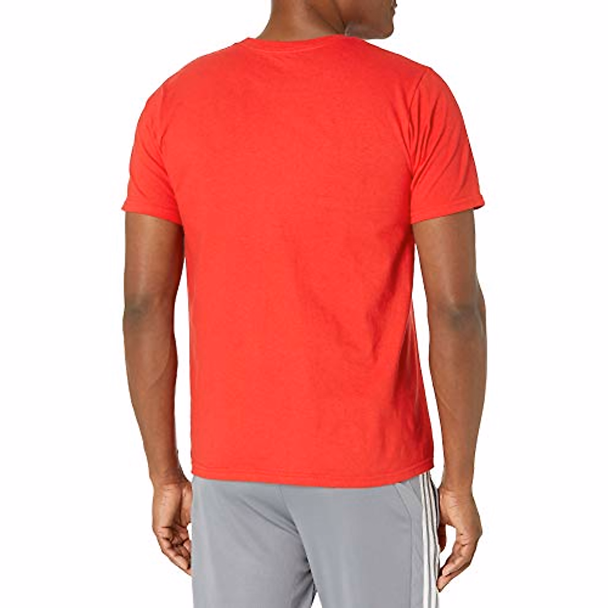 adidas mens Go-To Short Sleeve Tee Red/Black X-Large
