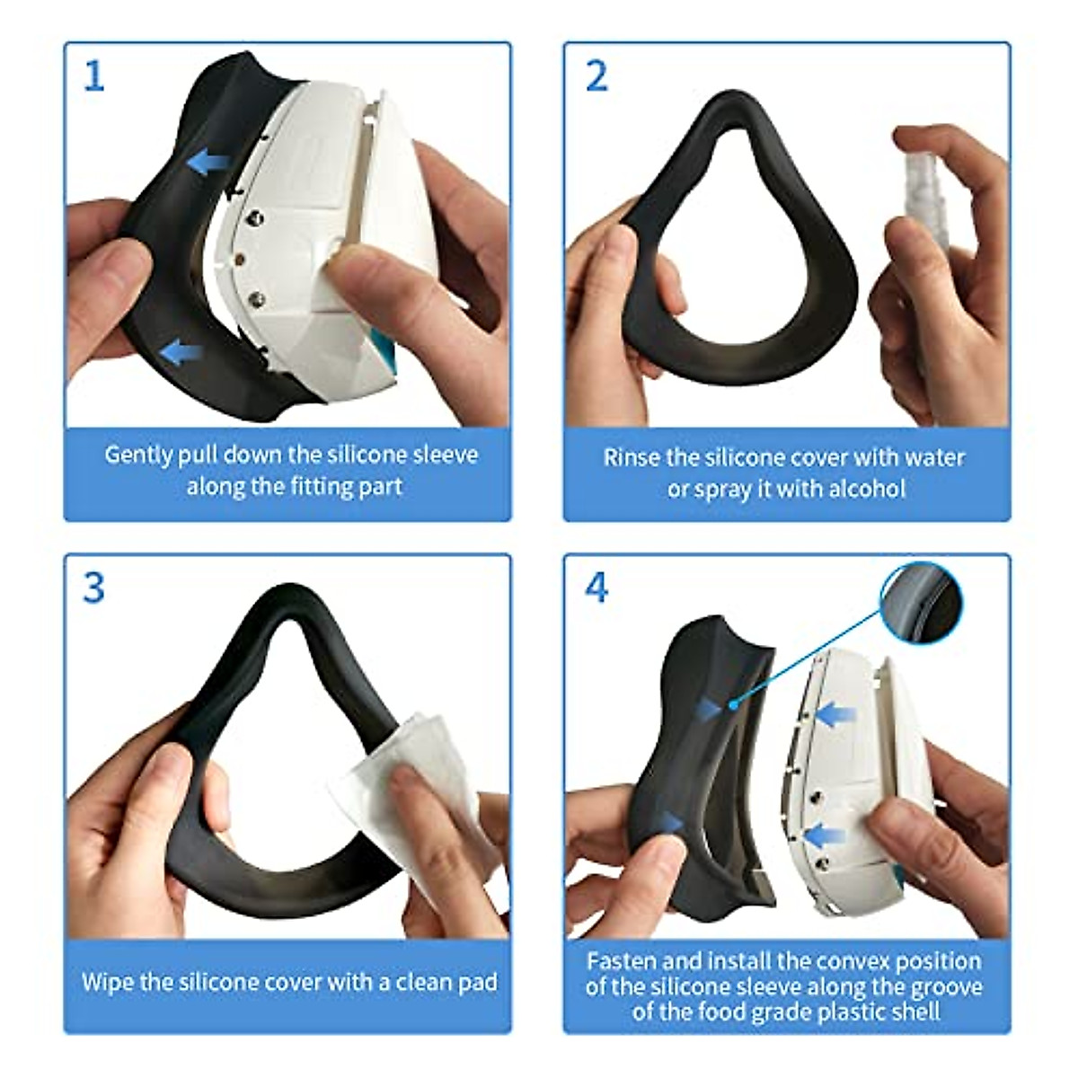 Belovedone Personal Wearable Air Purifiers Smart Electric Respirator Reusable Portable Rechargeable Purifier for Men Women (Deluxe Plus, White)