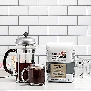 San Francisco Bay Ground Coffee - Extra Dark Italian (28oz Bag), Dark Roast