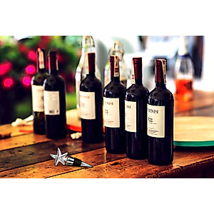 Starfish Wine Bottle Stopper, Silver Tone