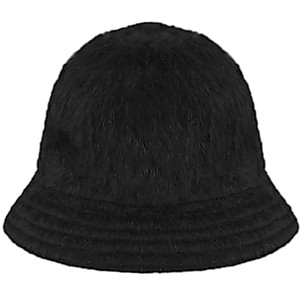 Kangol Furgora Hat, Casual Fuzzy Bucket Hat, Stylish Bucket Hat, Large, Black