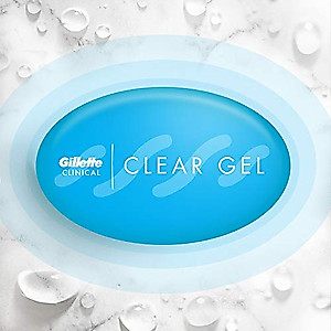Gillette Clinical Strength Antiperspirant Deodorant for Men, Cool Wave Scent, Clear Gel, 1.6 Ounce
