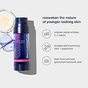 Dermalogica Phyto-Nature Firming Serum, Anti-Aging Face Serum with Hyaluronic Acid - Revitalizes, Lifts, and Firms Skin To Reduce Wrinkles, 1.3 Fl Oz