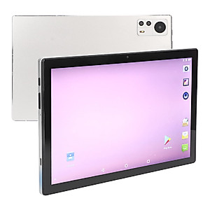 Yunseity IPS HD 10.1 Inch Tablet, 8G RAM 256GB ROM Tablet PC for Adults Kids, 2.4 5G WiFi, 8MP 20MP Cameras, 8 Core CPU, GPS Navigation, 6000Mah Battery, Dual SIMs