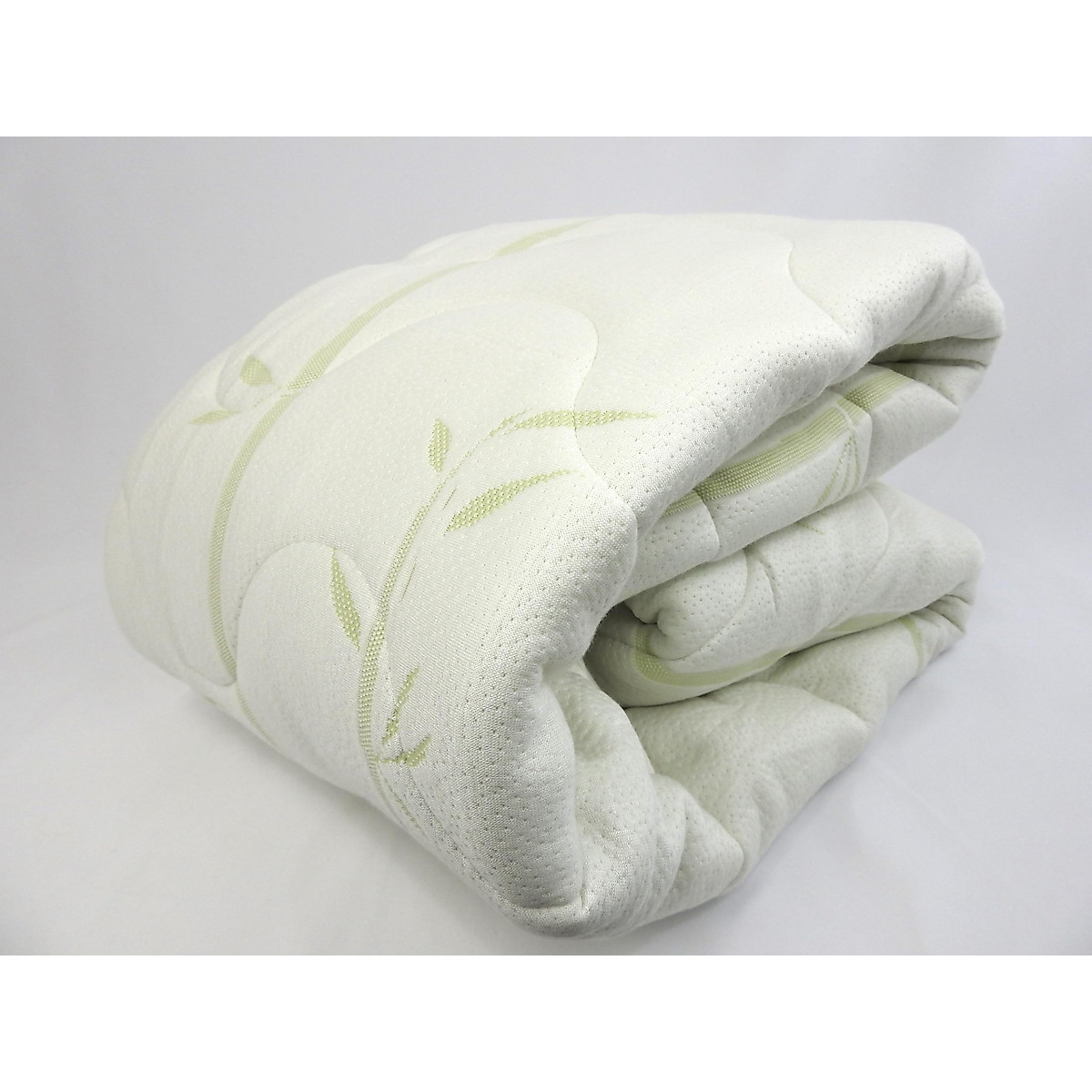 sheetsnthings Waterproof 40% Viscose from Bamboo Jacquard Twin Extra Long XL Mattress Pad, White