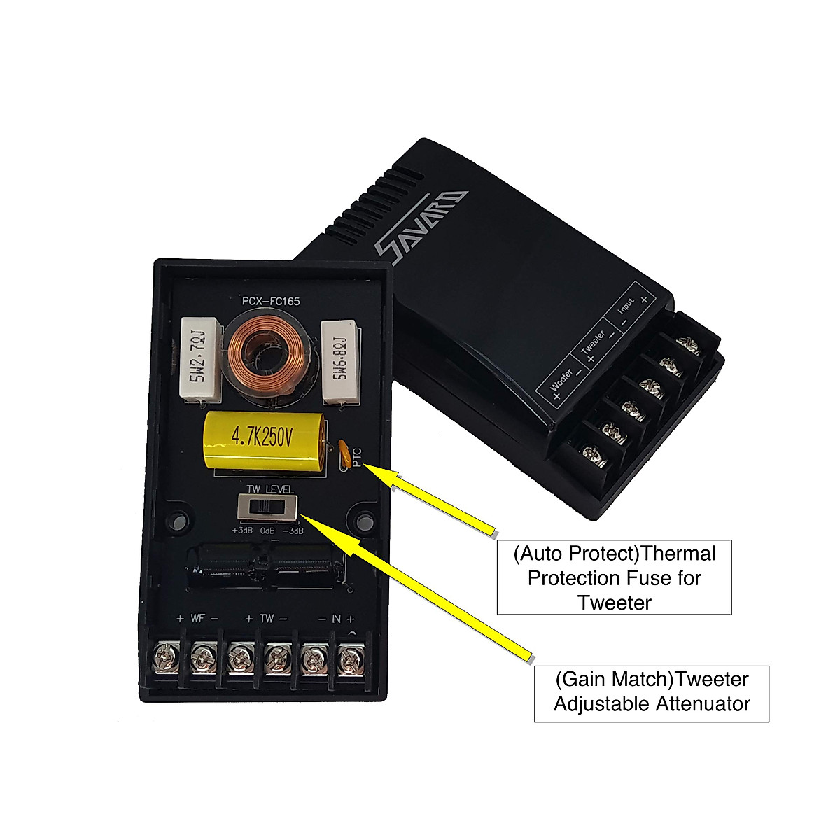 SAVARD Speakers Rap Series 6.5" inch Component Set