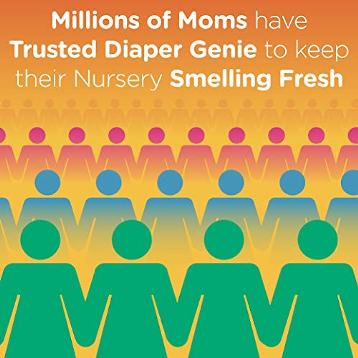 Playtex Diaper Genie Refill Bags, Ideal for Diaper Genie Diaper Pails, 270 Count