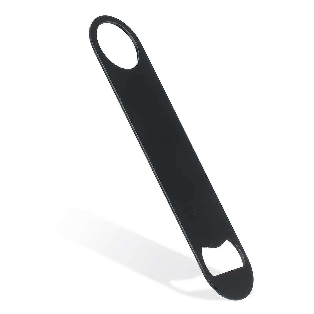 QTLCOHD 20 Pack Flat Bottle Opener 7 Inch Stainless Steel Bottle Openers Bulk Black Beer Bottle Opener Bartender Beer Bottle Opener for Kitchen Bar or Restaurant